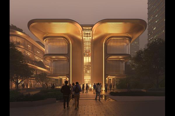 Fosters unveils designs for Changfeng mixed-use development in Shanghai ...